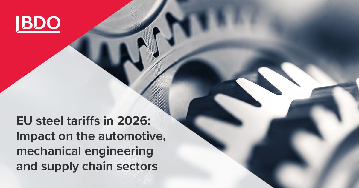 EU Steel Tariffs 2026: Impact on Industry & Supply Chains - BDO