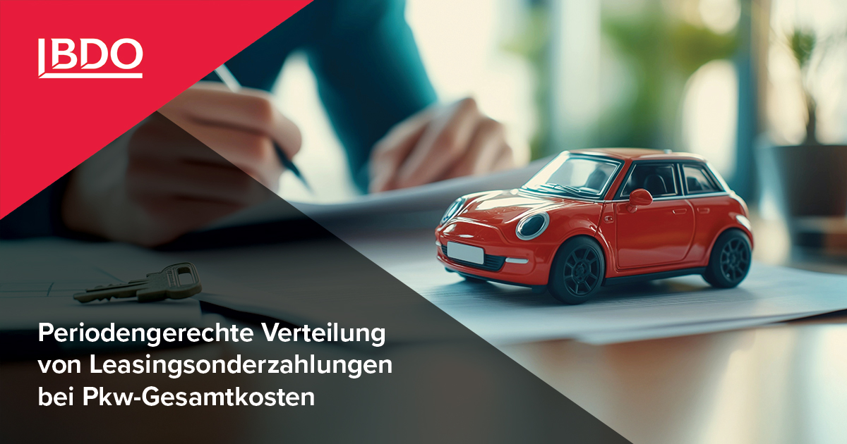 Was Ist Eine Leasingsonderzahlung
